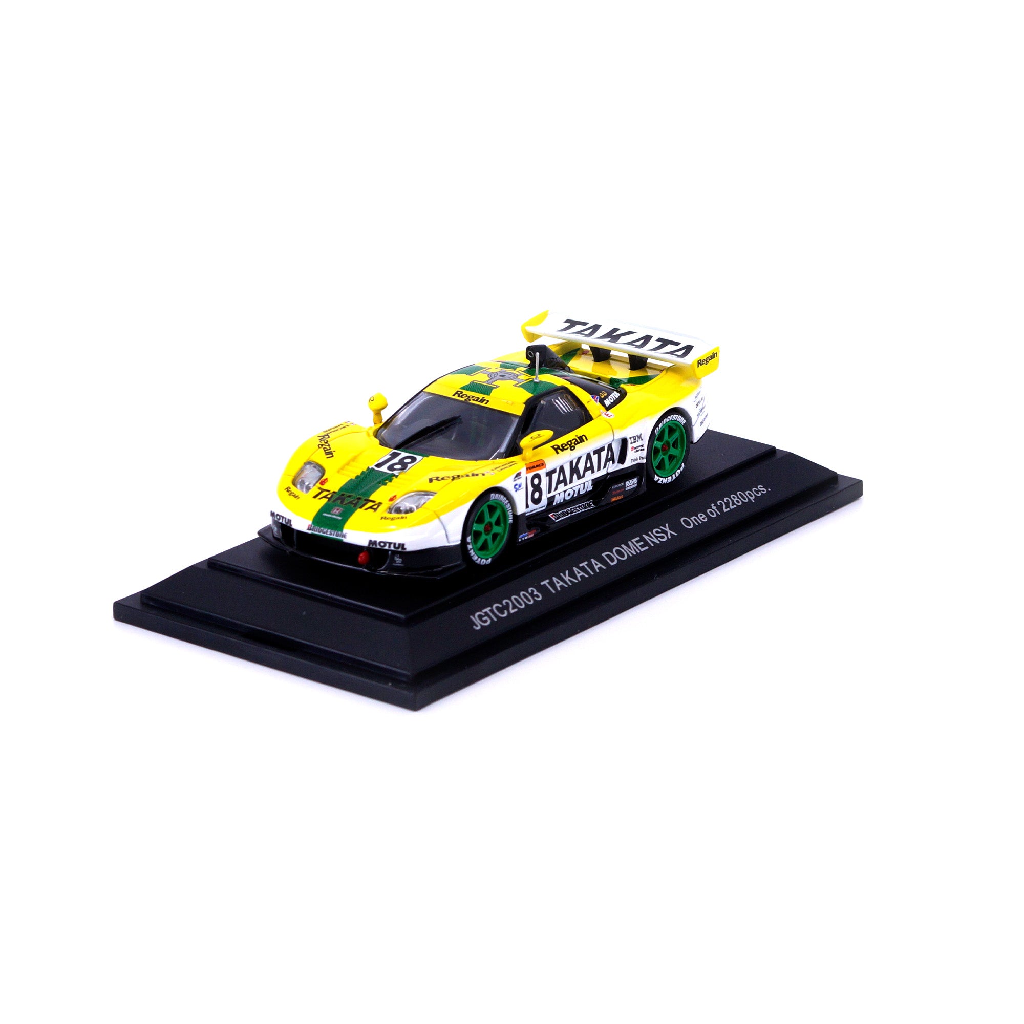 1/43 JGTC 2003 TAKATA DOME NSX (YELLOW) – GRIDMODELS