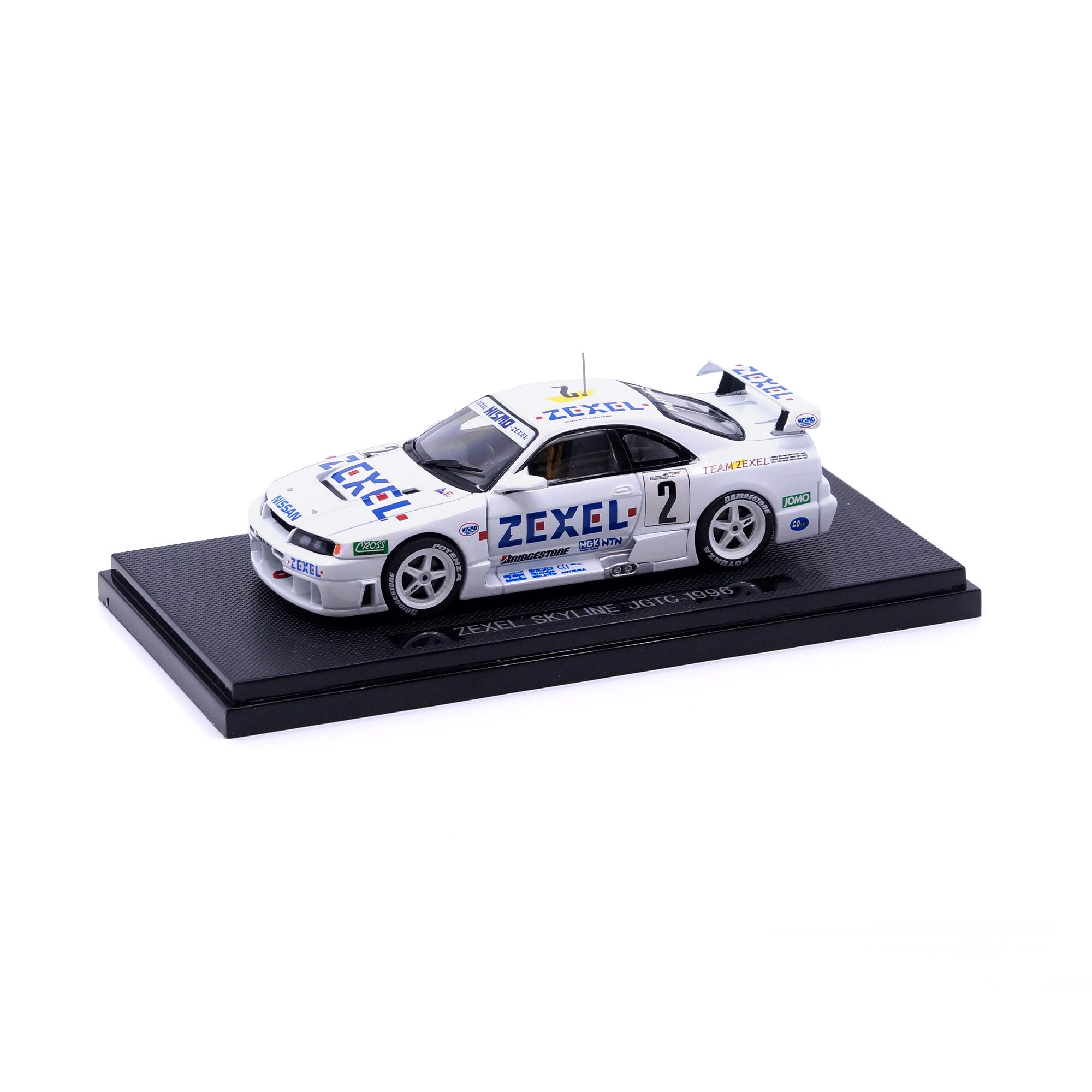 1/43 ZEXEL SKYLINE JGTC 1996 (WHITE) – GRIDMODELS